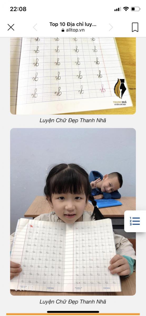 Luyện Chữ Đẹp Gia Lai Thanh Nhã | Phần mềm quản lý trung tâm đào tạo